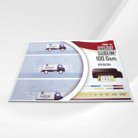 Inkjet 100 Gsm A4 Sublim | Printmu