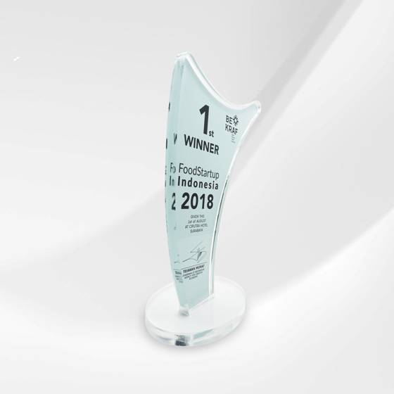 Plakat Akrilik Vandel A5 Tebal 1 cm | Printmu