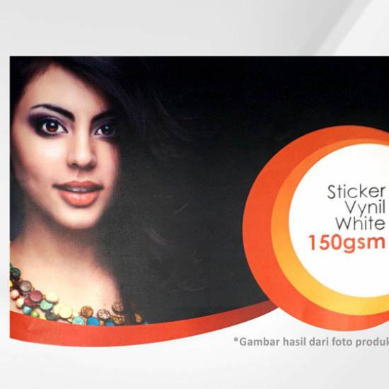 Stiker Sticker Vynil Putih A3 Plus 32 x 48 cm | Printmu