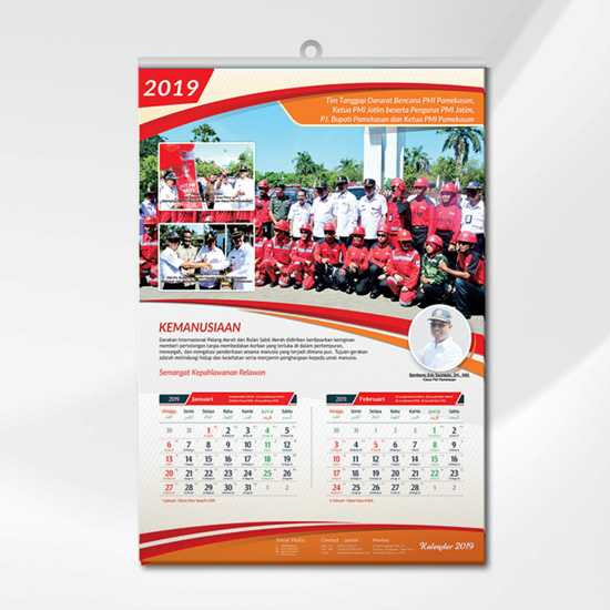 Kalender Dinding 31x48cm Ap120 | Printmu
