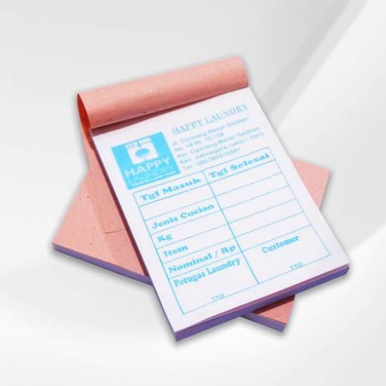 Nota NCR Sepertiga A4 2Ply | Printmu